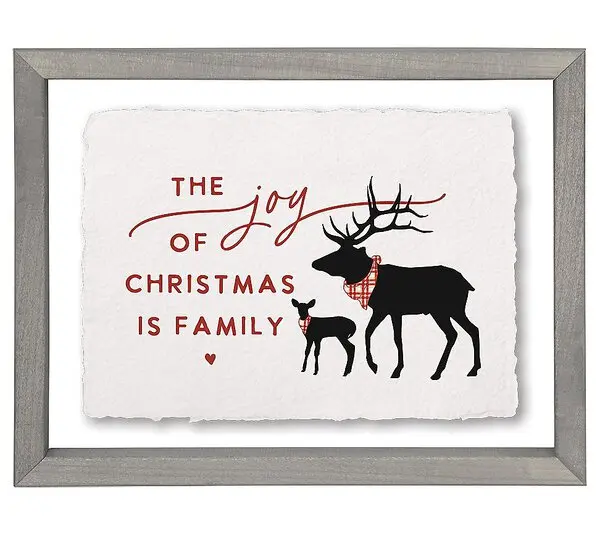SINCERE SURROUNDINGS 14' Joy Of Christmas Elk F Loating Frame - One-color