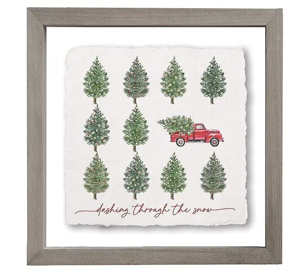 SINCERE SURROUNDINGS 10' Dashing Through Snow F Loating Frame - One-color