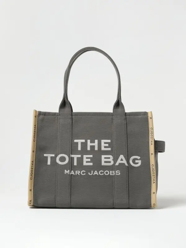 Marc Jacobs Ithe Large Tote Bag N Canvas With Jacquard Logo