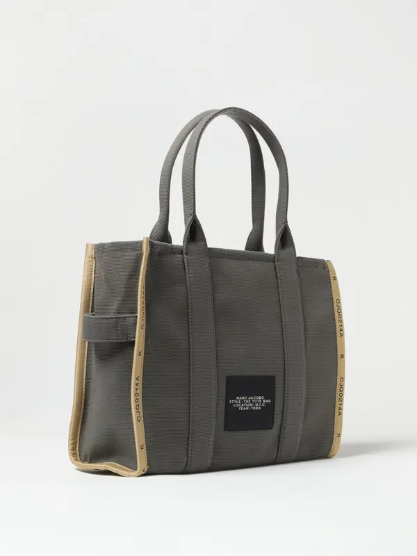 Marc Jacobs Ithe Large Tote Bag N Canvas With Jacquard Logo