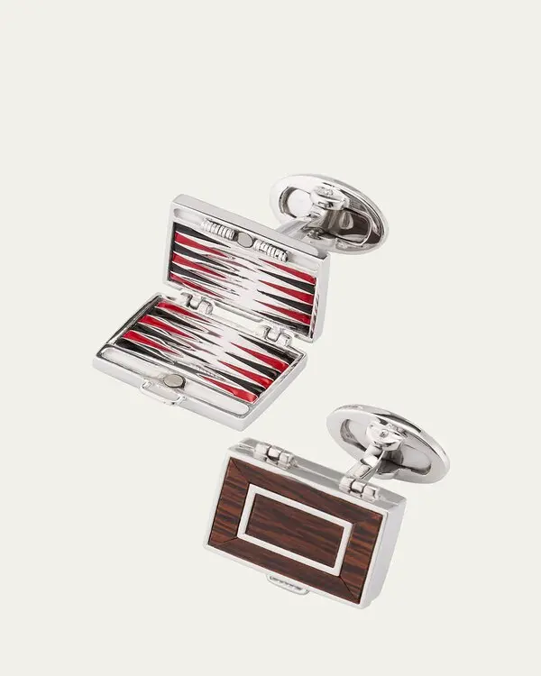 JAN LESLIE Backgammon Cufflinks