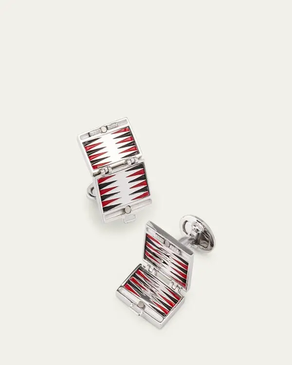 JAN LESLIE Backgammon Cufflinks