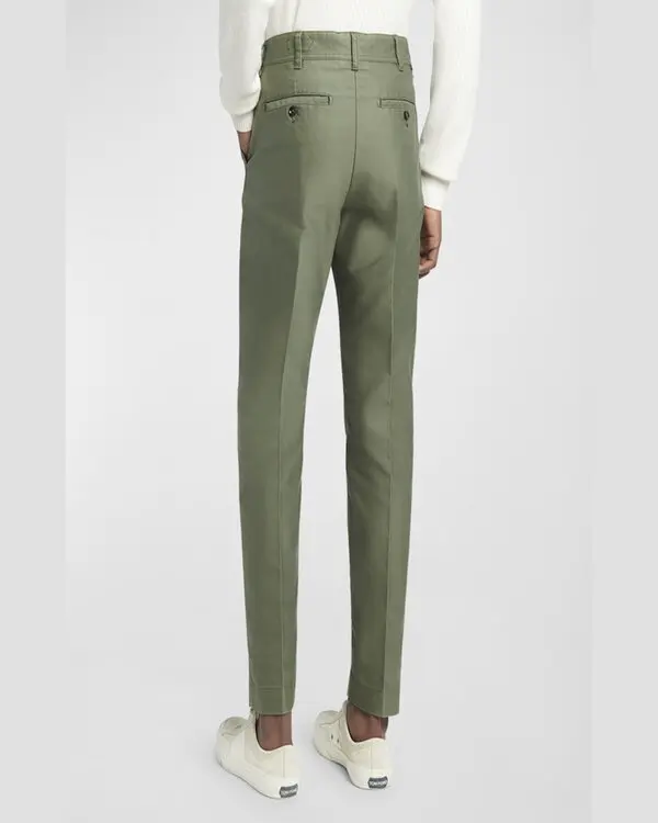 TOM FORD Cotton Chino Pants Elm Editorialist