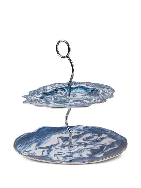 SELETTI X Diesel Classic On Acid Cake Stand - Blue
