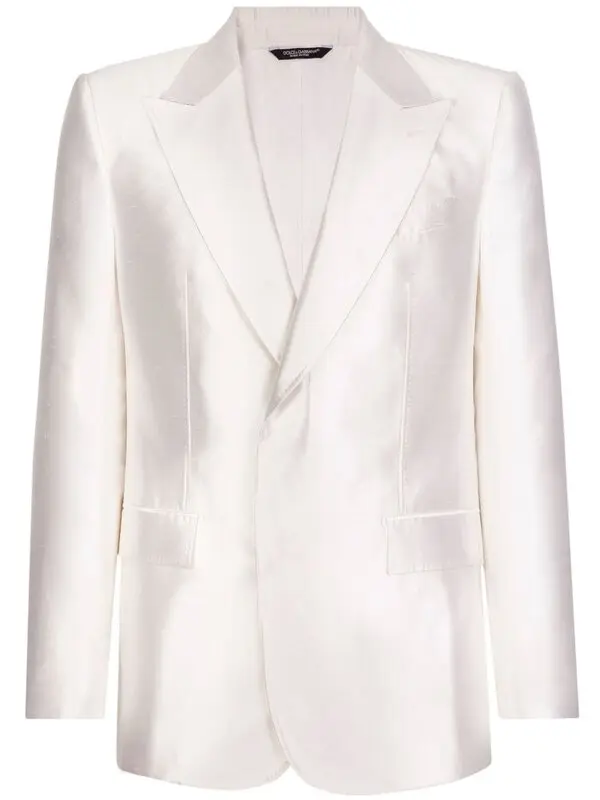 Dolce & Gabbana Single-breasted Silk Blazer