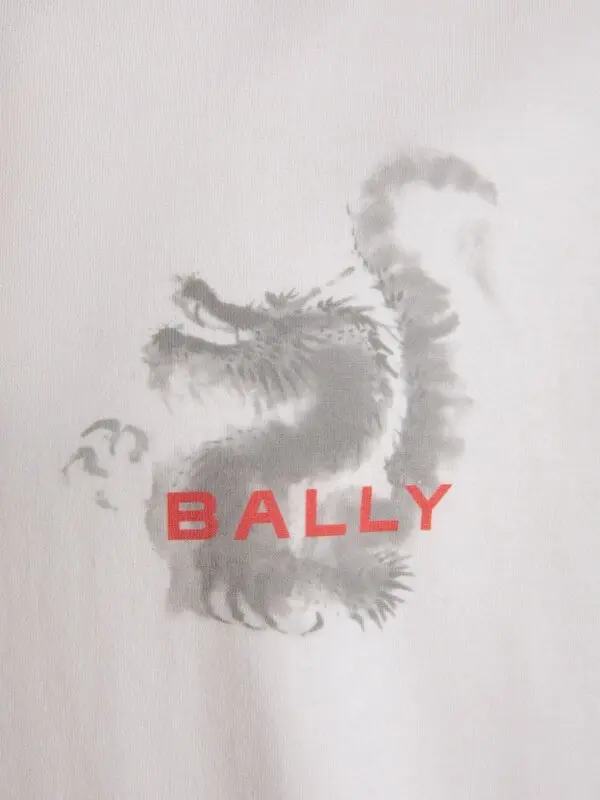 Bally Dragon-print Organic Cotton T-shirt