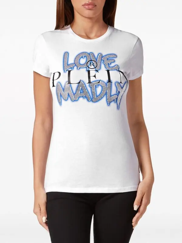 Philipp Plein Pure Crystals-embellished T-shirt - White