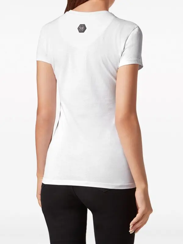 Philipp Plein Pure Crystals-embellished T-shirt - White