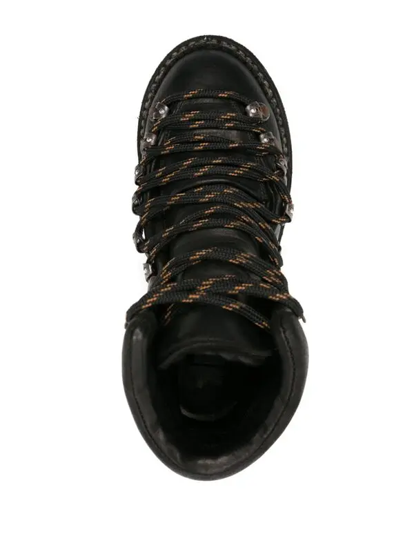 Guidi Lace-up Leather Boots - Black