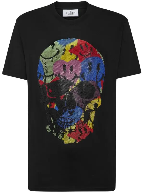 Philipp Plein Smile-print Cotton T-shirt