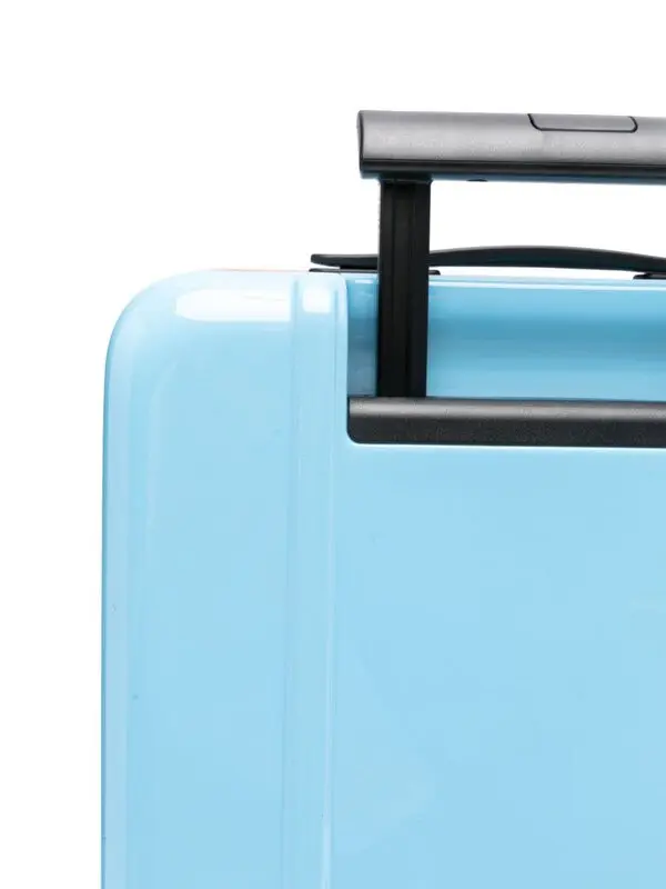 FLOYD Logo-print High-shine Cabin Suitcase - Blue