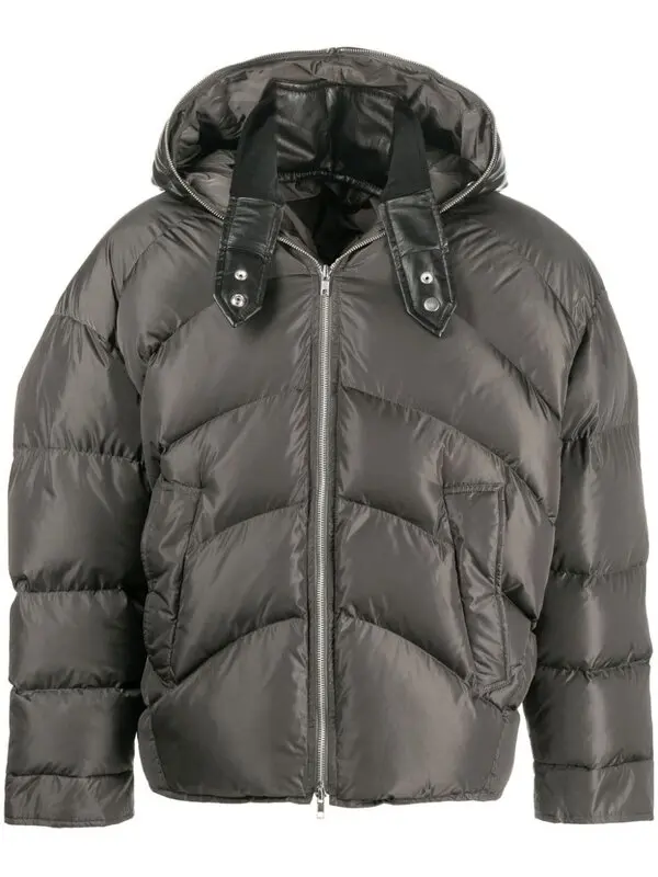 Random Identities Hooded Padded Jacket