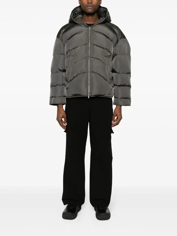 Random Identities Hooded Padded Jacket
