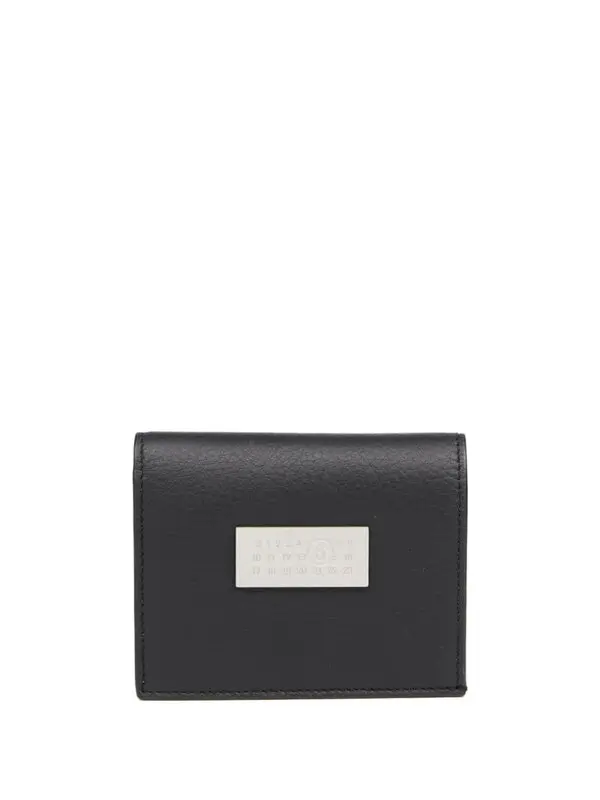MAISON MARGIELA Numeric Bi-fold Leather Wallet - Black