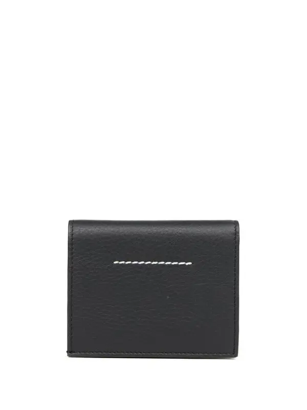 MAISON MARGIELA Numeric Bi-fold Leather Wallet - Black