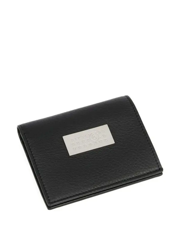 MAISON MARGIELA Numeric Bi-fold Leather Wallet - Black