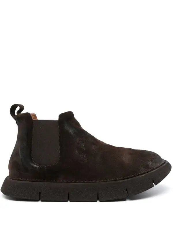 Marsèll Intagliata Suede Boots - Brown