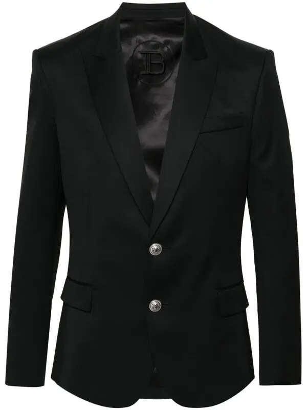 Balmain Single-breasted Wool Blazer