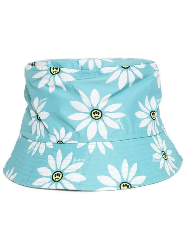 BARROW Floral-print Bucket Hat - Blue