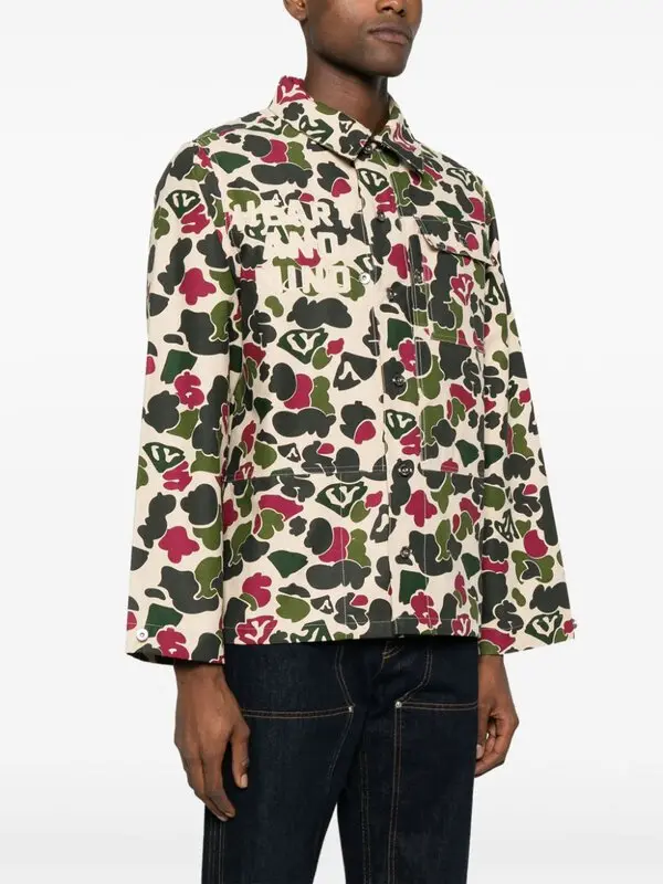 BILLIONAIRE BOYS CLUB Duck Camo Cotton Jacket