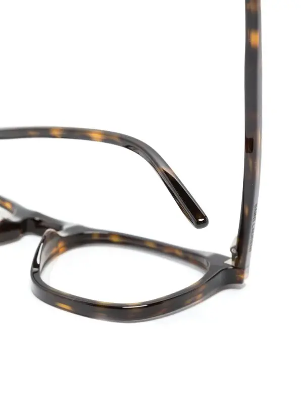 Saint Laurent Tortoiseshell-effect Square-frame Glasses