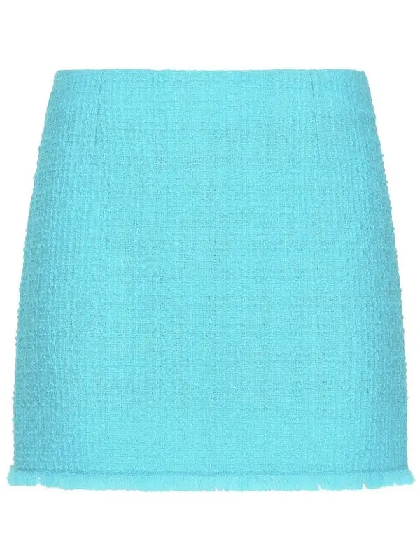 Dolce & Gabbana Mid-rise Tweed Miniskirt
