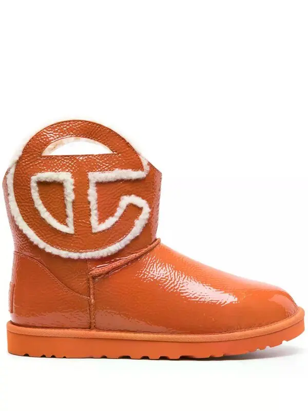 UGG X Telfar Logo Mini Crinkle Boots