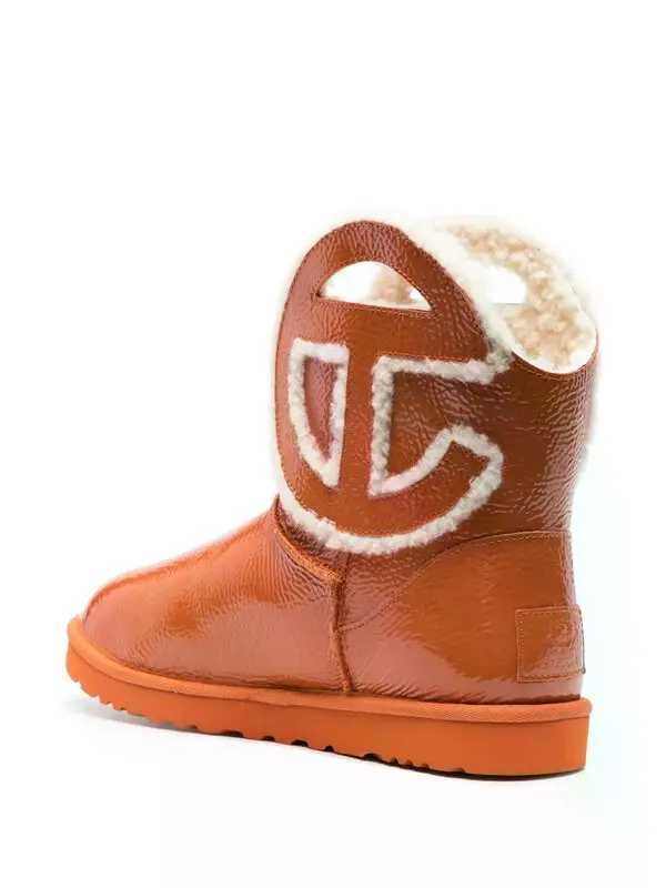 UGG X Telfar Logo Mini Crinkle Boots