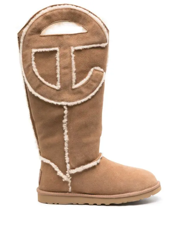 UGG X Telfar Logo Tall Suede Boots