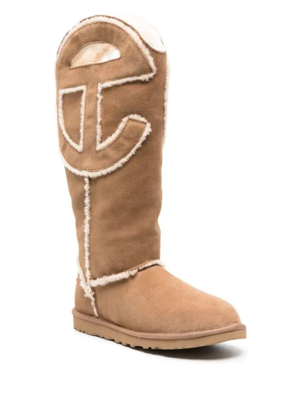 UGG X Telfar Logo Tall Suede Boots