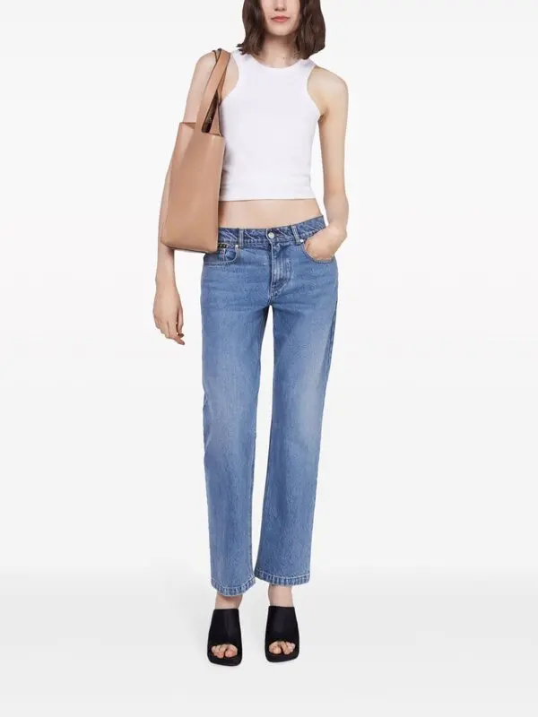 Stella McCartney Falabella Chain Straight-leg Jeans