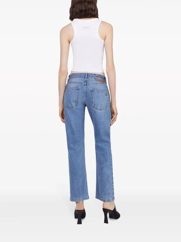 Stella McCartney Falabella Chain Straight-leg Jeans