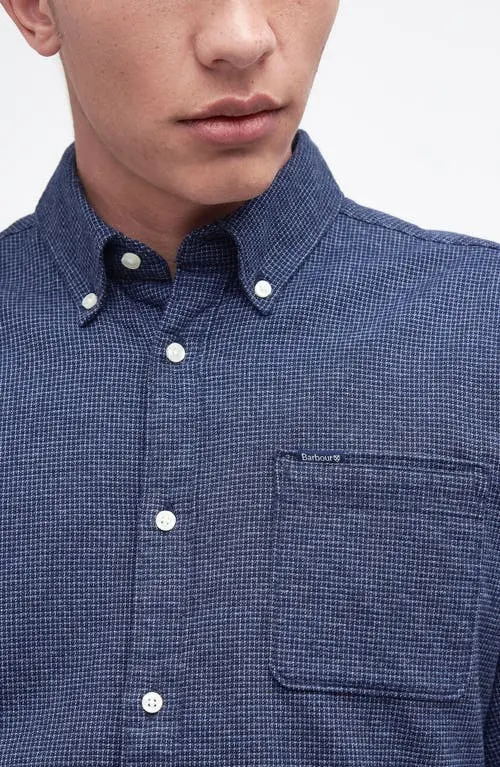 Barbour Bannock Check Print Cotton Button-down Shirt