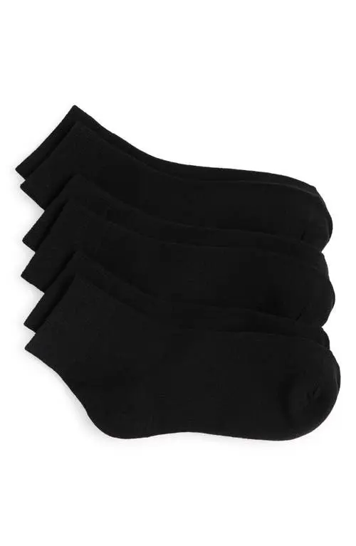 Nordstrom 3-pack Quarter Socks - Black