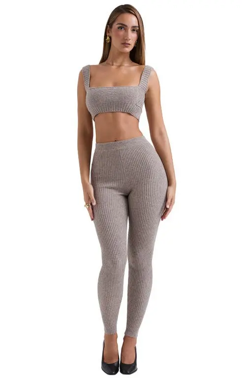 House Of Cb Rosmina Sweater Knit Wool Rib Leggings