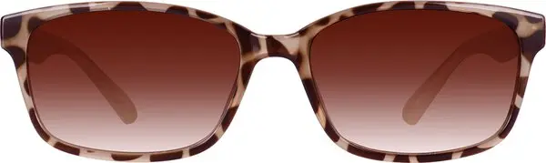 Zenni Rectangle Full Rim Eyeglasses - Tortoiseshell