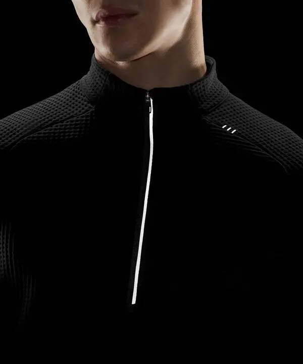 Lululemon Waffle-knit Half Zip - Black