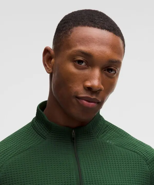 Lululemon Waffle-knit Half Zip - Ivy Grove
