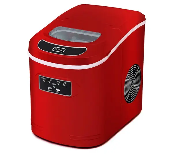 WHYNTER 27-lb Capacity Compact Portable Red Ice Maker