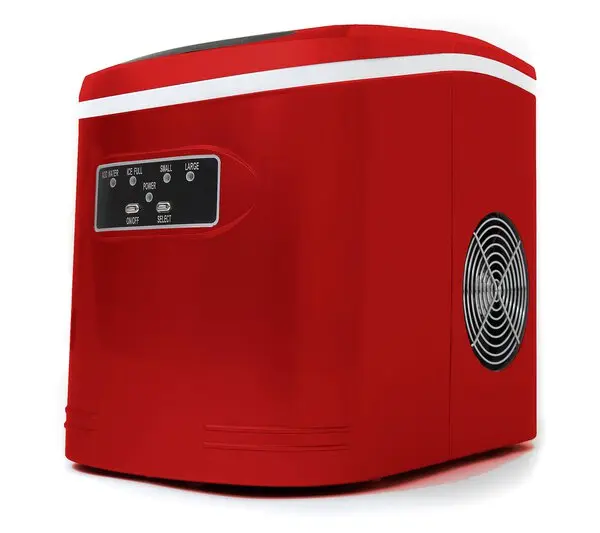 WHYNTER 27-lb Capacity Compact Portable Red Ice Maker