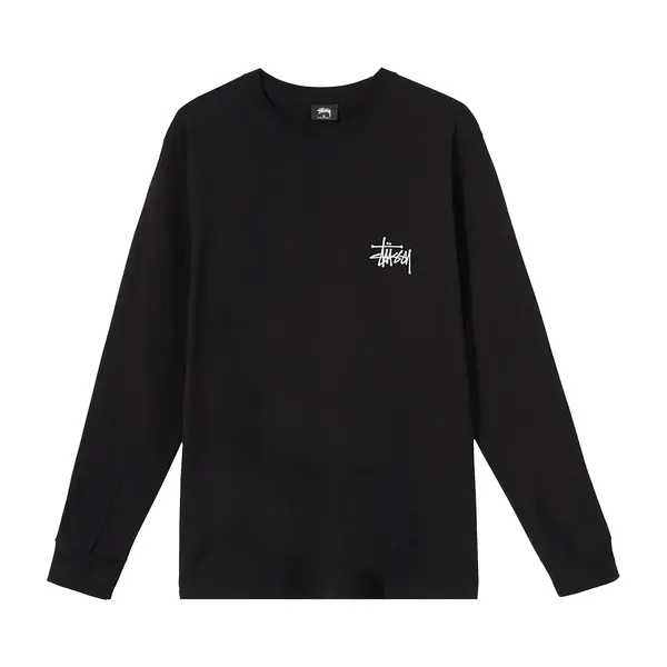 StÜssy Basic Long-sleeve Tee - Black