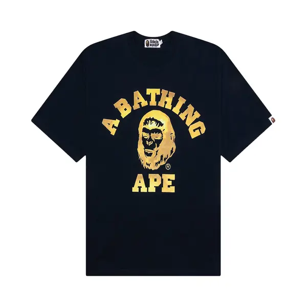 A BATHING APE College Graphic Tee 'navy - Blue
