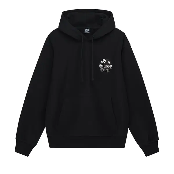 StÜssy 8 Ball Corp. Hoodie - Black