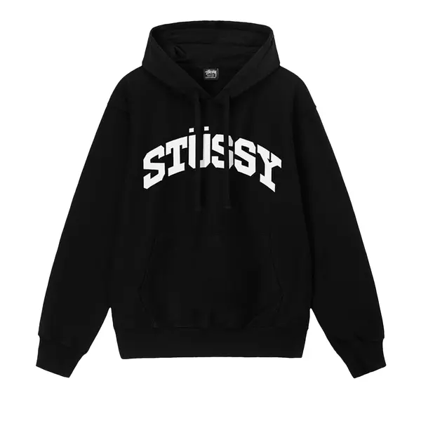 StÜssy Block Sport Pigment Dyed Hoodie - Black