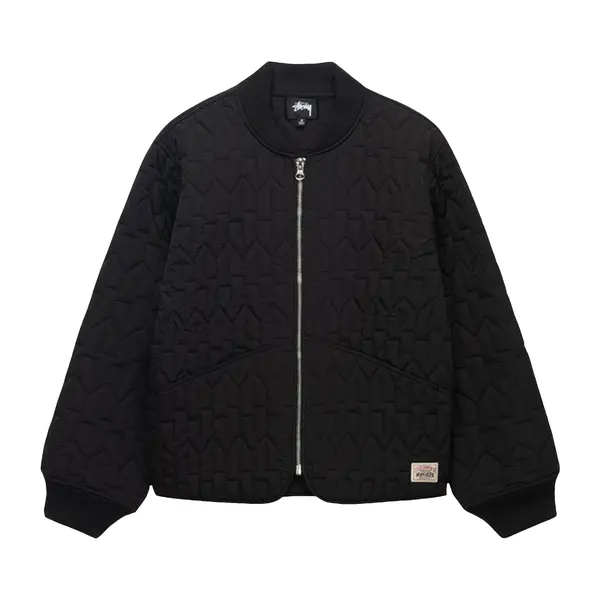 StÜssy Quilted Liner Jacket - Black