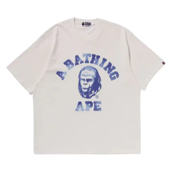 A BATHING APE College Graphic Tee 'ivory - Cream