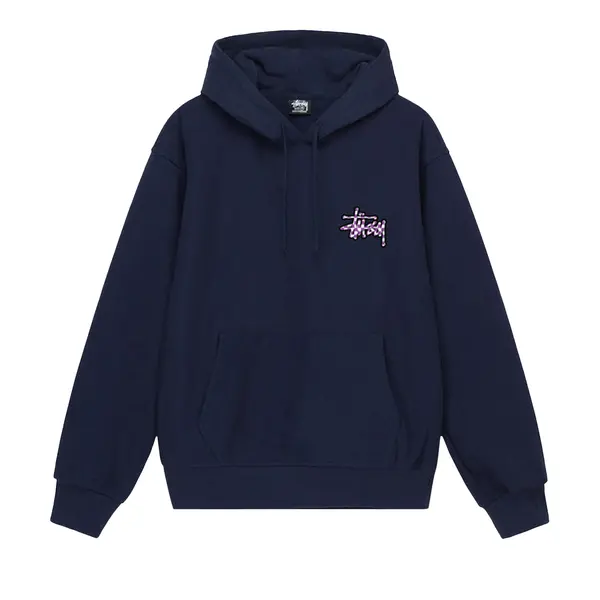StÜssy Checker Stock Hoodie - Blue