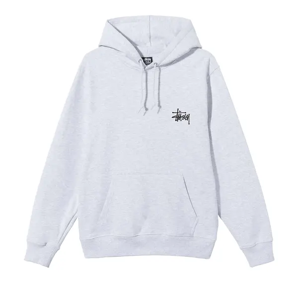 StÜssy Basic Logo Hoodie - Grey
