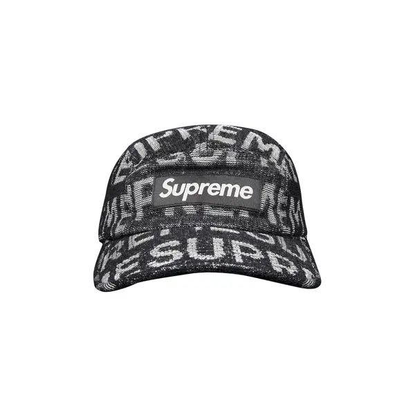 Supreme Terry Spellout Camp Cap - Black