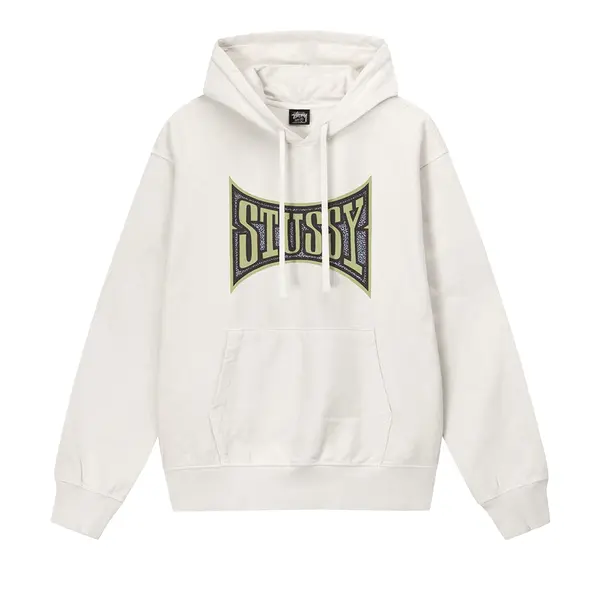StÜssy Champion Pigment Dyed Hoodie - White